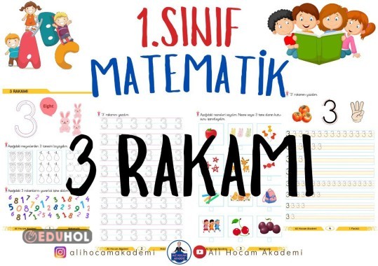 1.Sınıf Matematik-3 Rakamı · Eduhol - Etkinlik İndir Oyun Oyna Test Çöz ...