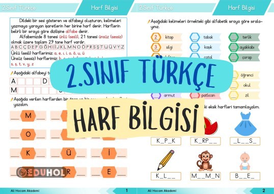 2.Sınıf Türkçe-Harf Bilgisi Et... · Eduhol - Etkinlik İndir Oyun Oyna ...