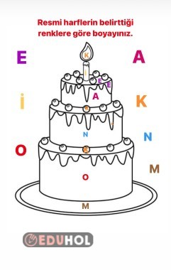 Kodlama-Boyama 🎂😍 · Eduhol - Etkinlik İndir Oyun Oyna Test Çöz Video İzle