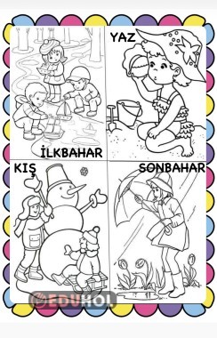 Mevsimler Boyama💜💖 · Eduhol - Etkinlik İndir Oyun Oyna Test Çöz Video İzle