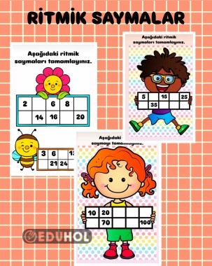 Ritmik Sayma Çalışma Kağıtları... · Eduhol - Etkinlik İndir Oyun Oyna ...
