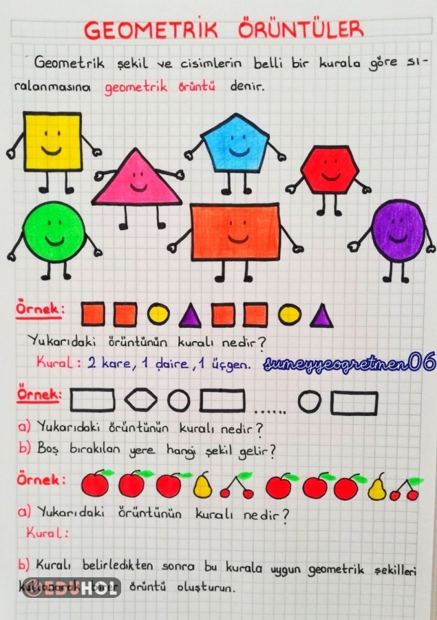 Geometrik Örüntüler | Eduhol - Ders Videoları İzle Online Test Çöz Ve ...