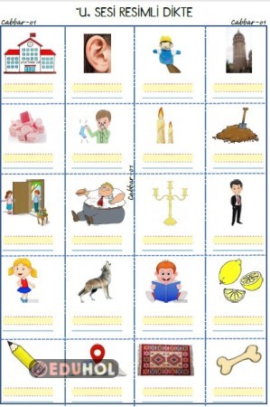 U Sesi Resimli Dikte · Eduhol - Etkinlik İndir Oyun Oyna Test Çöz Video ...