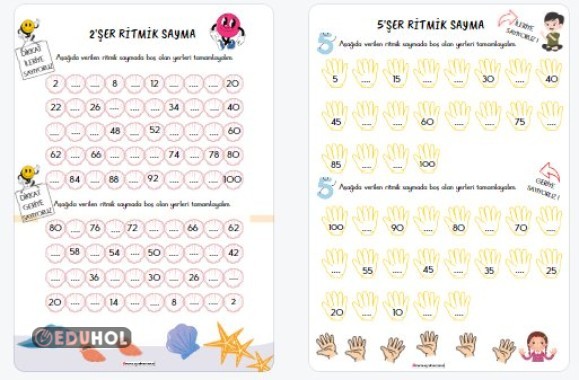 2.Sınıf 2'Şer Ve 5'E... · Eduhol - Etkinlik İndir Oyun Oyna Test Çöz ...