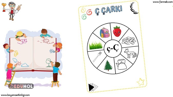 Ç Çarkı · Eduhol - Etkinlik İndir Oyun Oyna Test Çöz Video İzle