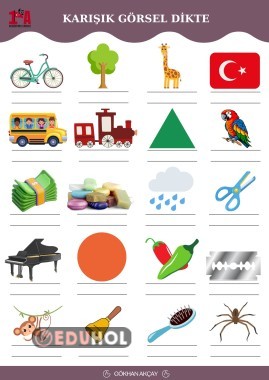Karışık Görsel Dikte · Eduhol - Etkinlik İndir Oyun Oyna Test Çöz Video ...