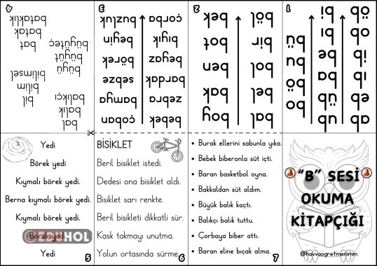 B Sesi Mini Okuma Kitapçığı... · Eduhol - Etkinlik İndir Oyun Oyna Test ...