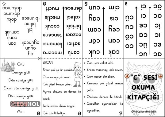 C Sesi Mini Okuma Kitapçığı... · Eduhol - Etkinlik İndir Oyun Oyna Test ...