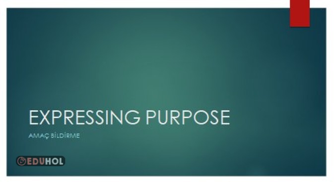 Expressing Purpose Sunum · Eduhol - Etkinlik İndir Oyun Oyna Test Çöz ...