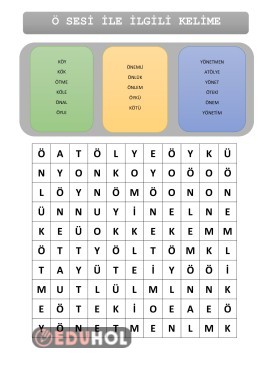 Ö Sesi Bulmaca · Eduhol - Etkinlik İndir Oyun Oyna Test Çöz Video İzle