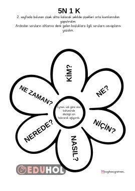 5N 1K İnteraktif Defter Etkinl... · Eduhol - Etkinlik İndir Oyun Oyna ...