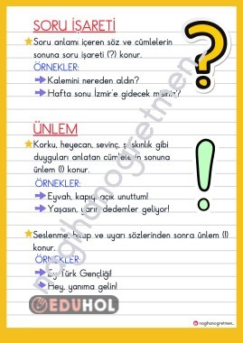Noktalama İşaretleri (Soru İşa... · Eduhol - Etkinlik İndir Oyun Oyna ...