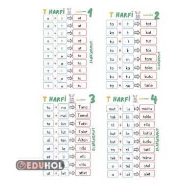 T Harfi Okuma Metinleri · Eduhol - Etkinlik İndir Oyun Oyna Test Çöz ...