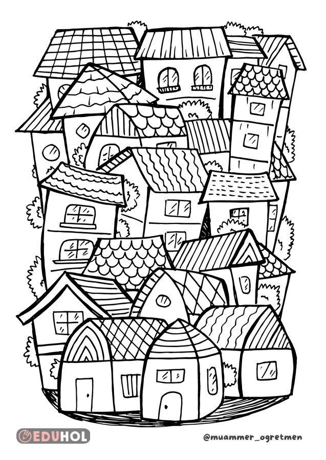 Köy Boyama | Eduhol - Ders Videoları İzle Online Test Çöz Etkinlik İndir