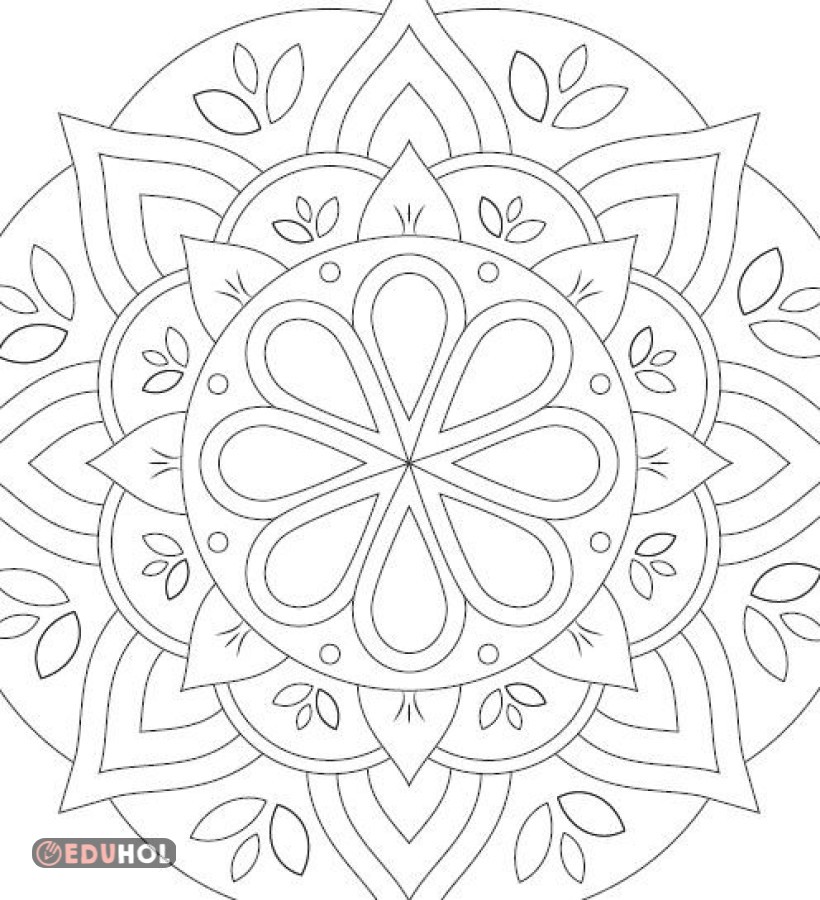 Mandala Boyama | Eduhol - Ders Videoları İzle Online Test Çöz Etkinlik ...