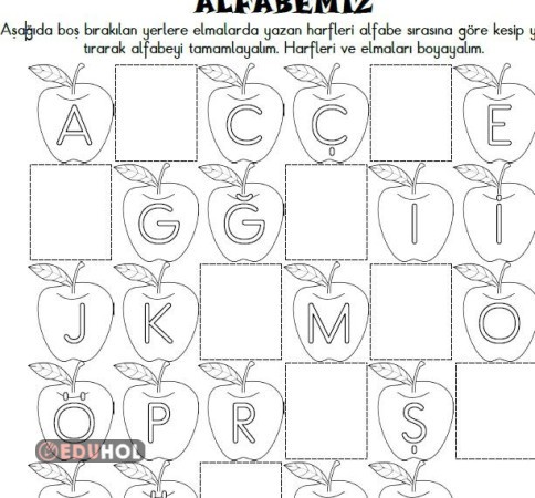 Alfabe Kes-Yapıştır-Boya Etkin... · Eduhol - Etkinlik İndir Oyun Oyna ...