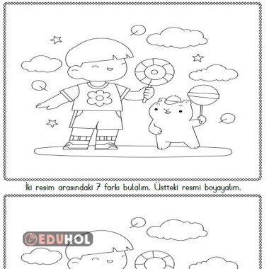 Boyamalı 7 Fark Bulma 5 · Eduhol - Etkinlik İndir Oyun Oyna Test Çöz ...