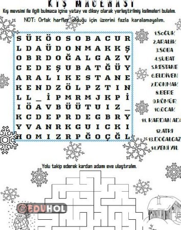 Kış Macerası Sözcük Avı Ve Lab... · Eduhol - Etkinlik İndir Oyun Oyna ...