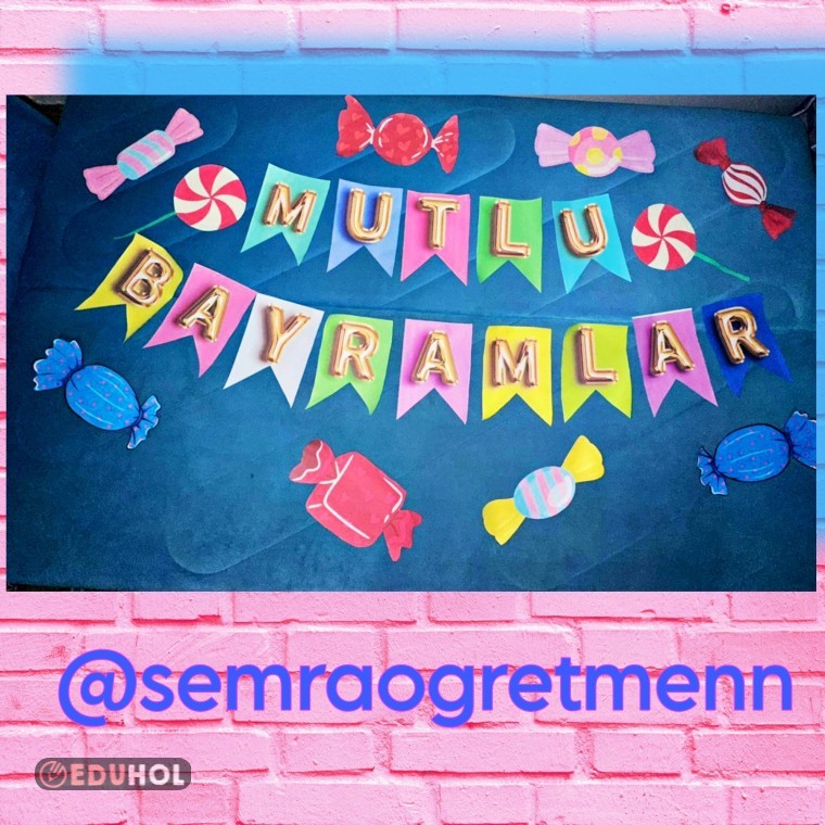 Bayram Panosu İçin Şeker Görse... | Eduhol - Ders Videoları İzle Online ...