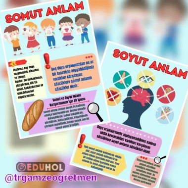 Somut Ve Soyut Anlam Afişleri · Eduhol - Etkinlik İndir Oyun Oyna Test ...