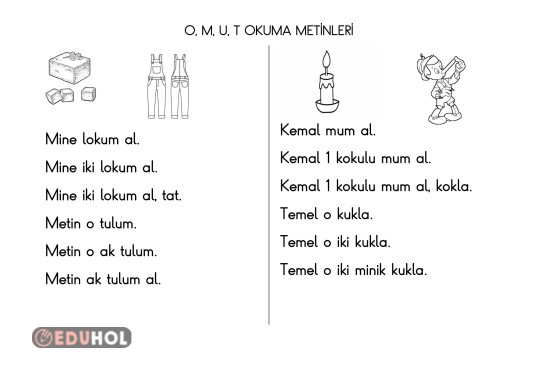 O, M, U, T 6 Metin 3 Sayfa Oku... · Eduhol - Etkinlik İndir Oyun Oyna ...