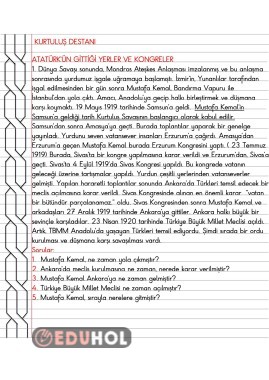 4.Sınıf - Sosyal Bilgiler - Ku... · Eduhol - Etkinlik İndir Oyun Oyna ...