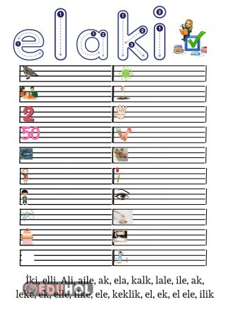 Elaki Görsel Dikte · Eduhol - Etkinlik İndir Oyun Oyna Test Çöz Video İzle