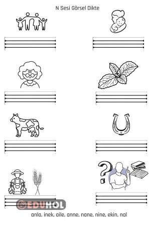 N Görsel Dikte · Eduhol - Etkinlik İndir Oyun Oyna Test Çöz Video İzle
