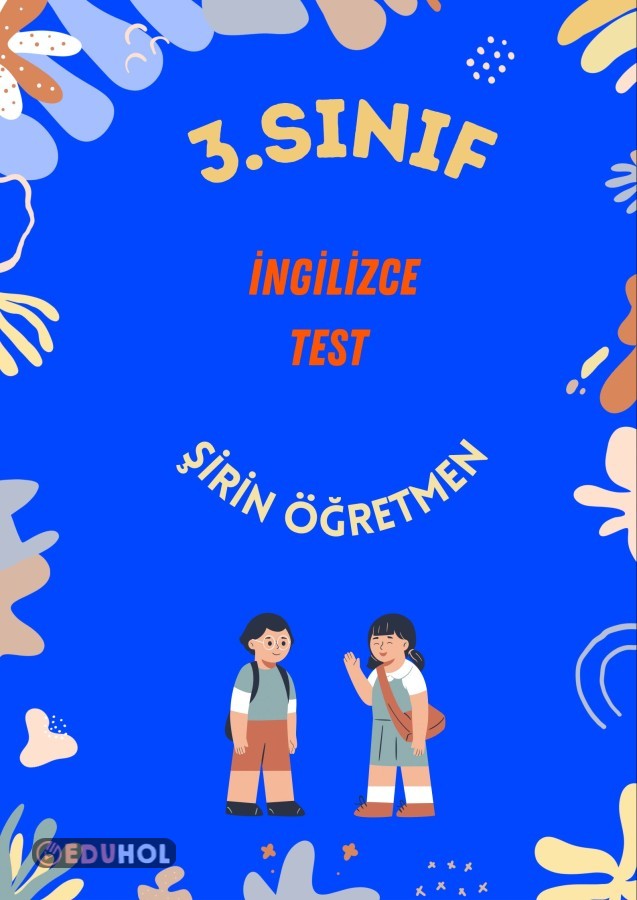 3.Sınıf İngilizce Test | Eduhol - Ders Videoları İzle Online Test Çöz ...