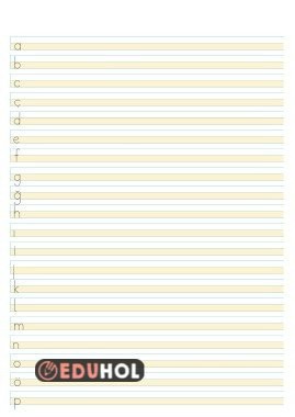 Alfabe Yazma · Eduhol - Etkinlik İndir Oyun Oyna Test Çöz Video İzle