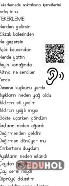 Tekerleme · Eduhol - Etkinlik İndir Oyun Oyna Test Çöz Video İzle