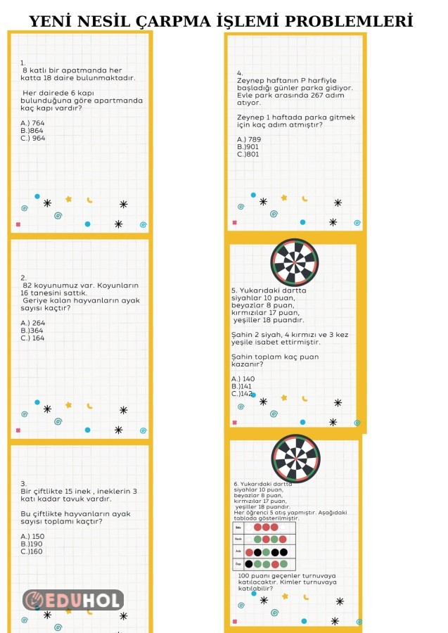 Yeni Nesil Çarpma İşlemi Probl... | Eduhol - Ders Videoları İzle Online ...