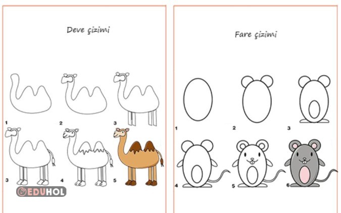Aşama Aşama Hayvan Çizimi 8 Ad... · Eduhol - Etkinlik İndir Oyun Oyna ...