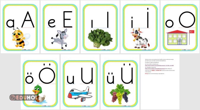 Sesli Harfler · Eduhol - Etkinlik İndir Oyun Oyna Test Çöz Video İzle