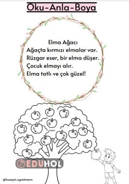 Oku-Anla-Boya(Elma Ağacı) · Eduhol - Etkinlik İndir Oyun Oyna Test Çöz ...
