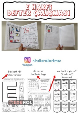 E Harfi İnteraktif Defter · Eduhol - Etkinlik İndir Oyun Oyna Test Çöz ...