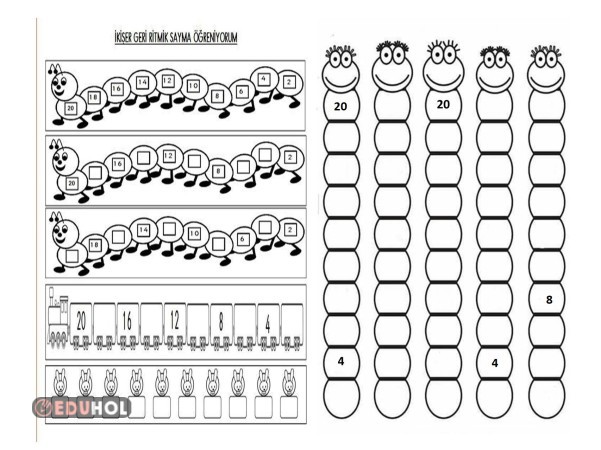 İkişerli Geriye Ritmik Sayma · Eduhol - Etkinlik İndir Oyun Oyna Test ...