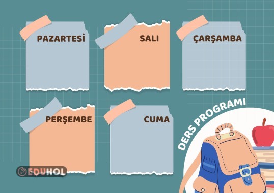 Ders Programı · Eduhol - Etkinlik İndir Oyun Oyna Test Çöz Video İzle