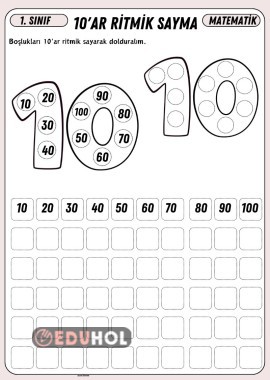 10'Ar Ritmik Sayma Çalışm... · Eduhol - Etkinlik İndir Oyun Oyna Test ...