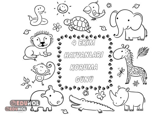 4 Ekim Hayvanları Koruma Günü ... · Eduhol - Etkinlik İndir Oyun Oyna ...