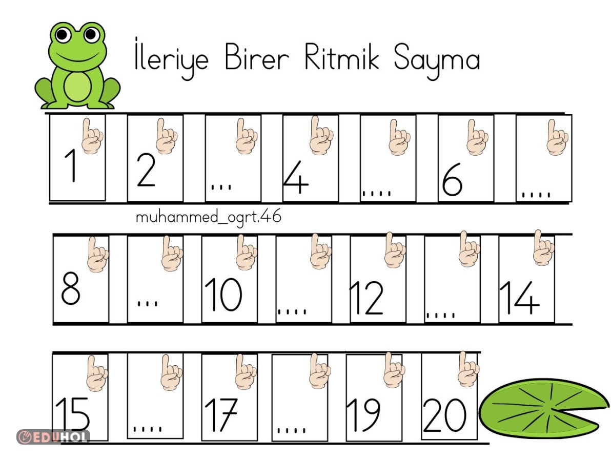 İleriye Birer Ritmik Sayma | Eduhol - Ders Videoları İzle Online Test ...
