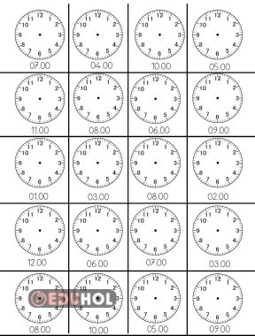 1. Sınıf Saatler Analog Saat A... · Eduhol - Etkinlik İndir Oyun Oyna ...