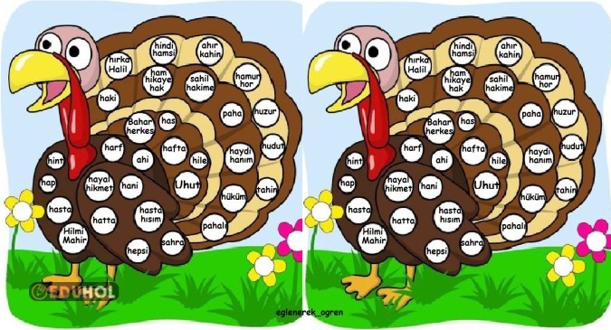 H Sesi İle İlgili Kelimeler... · Eduhol - Etkinlik İndir Oyun Oyna Test ...