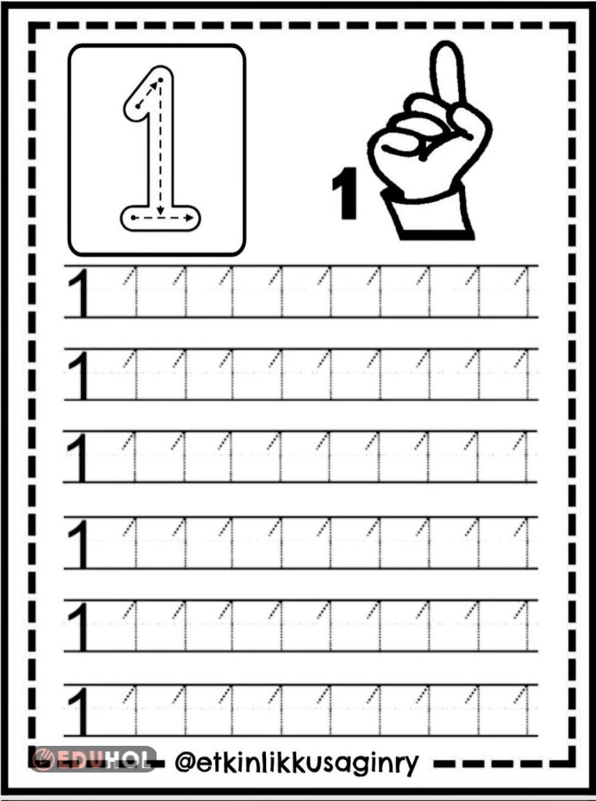 1'Den 10'A Kadar Sayılar Kitap... | Eduhol - Ders Videoları İzle Online ...