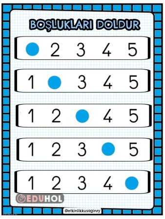 Eğlenceli Sayı Bulmaca · Eduhol - Etkinlik İndir Oyun Oyna Test Çöz ...