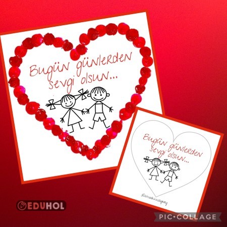 Sevgi Günü Parmak Baskısı Kalp... · Eduhol - Etkinlik İndir Oyun Oyna ...