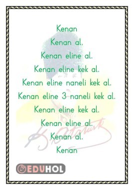 Kenan Karesel Hızlı Okuma Metn... · Eduhol - Etkinlik İndir Oyun Oyna ...