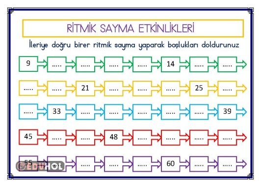 Ritmik Sayma Etkinlikleri-3 · Eduhol - Etkinlik İndir Oyun Oyna Test ...
