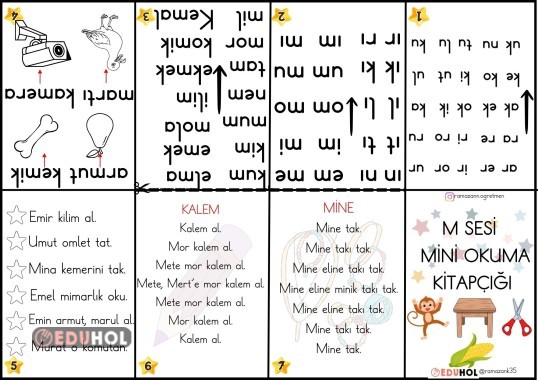 M Sesi Mini Okuma Kitapçığı... · Eduhol - Etkinlik İndir Oyun Oyna Test ...