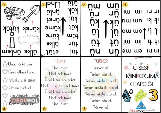 Ü Sesi Mini Okuma Kitapçığı... · Eduhol - Etkinlik İndir Oyun Oyna Test ...